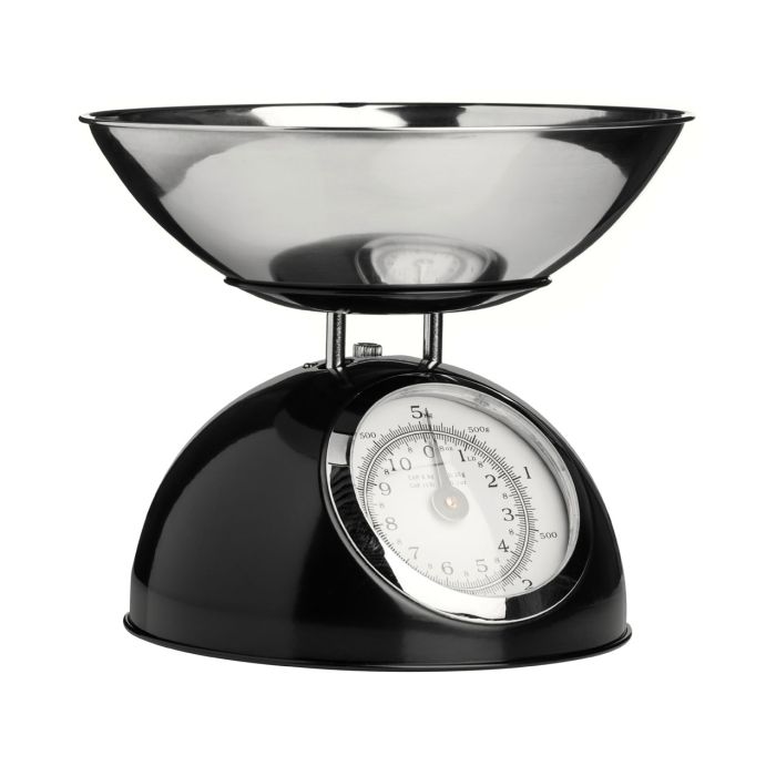 Round Half Circle Design Kitchen Scale 5KG - Black | Modern Home Interiors