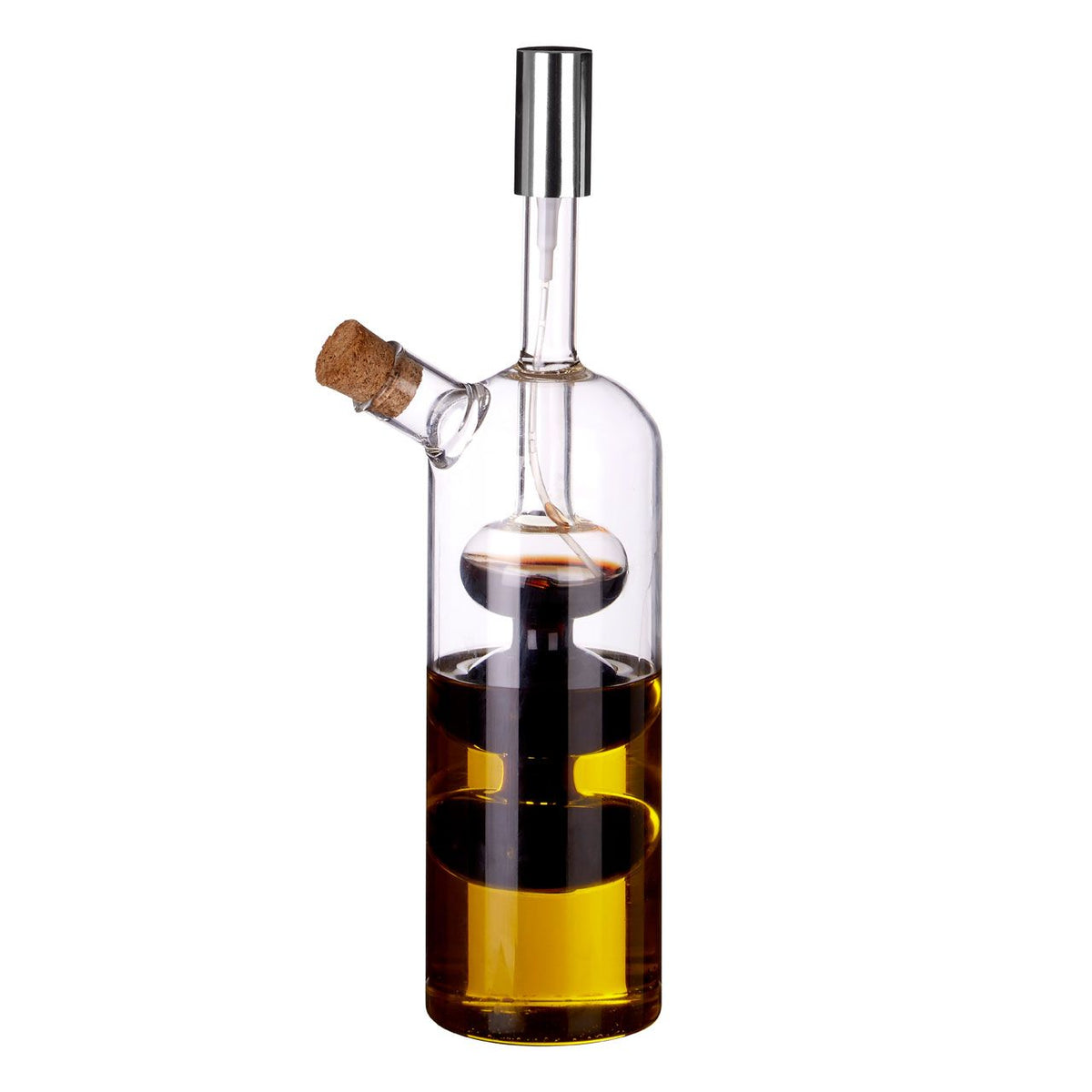 Oil and Vinegar Dispenser Apparatus Pourer / Sprayer Glass Bottle ...