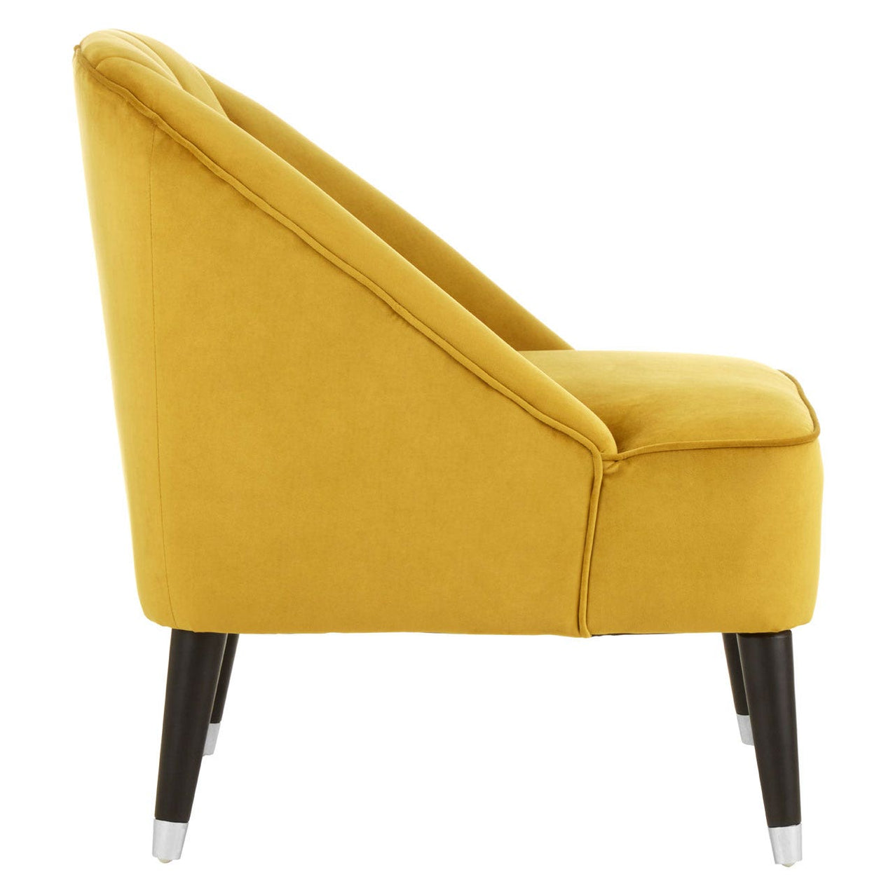 Yellow Velvet Chair | Modern Home Interiors