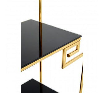 Angular Design Glass Bookshelf | Modern Home Interiors